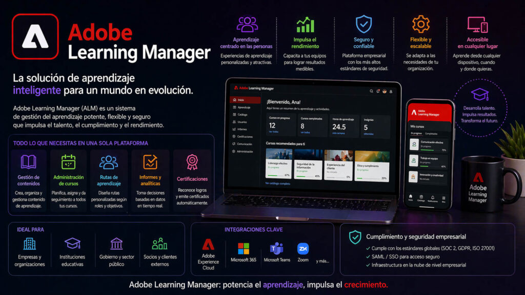 ¿Qué es Adobe Learning Manager? Características y Ventajas